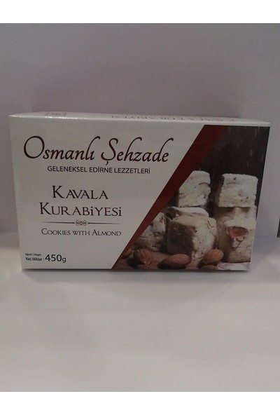 Osmanlı Şehzade Kavala Kurabiyesi 450 gr Osmanlı Şehzade Kavala Kurabiyesi 450 gr
