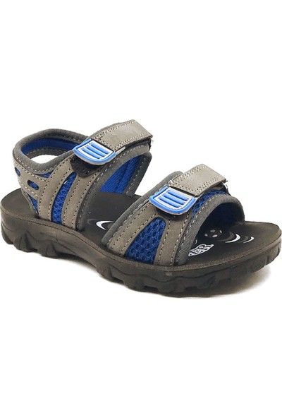 Polaris 510358 Gri Erkek Çocuk Yazlık Sandalet