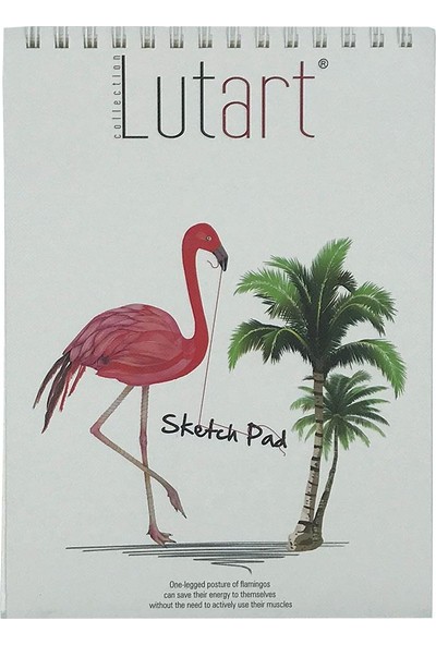 Lutart LA-6950 Flamingo A4 Eskiz Blok 50 Yaprak 100 gr Lutart LA-6950 Flamingo A4 Eskiz Blok 50 Yaprak 100 gr