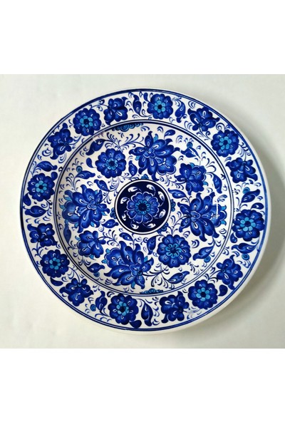 Sultan Çini 30 cm Samur Desen Duvar Tabağı Sultan Çini 30 cm Samur Desen Duvar Tabağı
