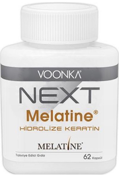 Voonka Next Melatine Hidrolize Keratin 62 Kapsül Voonka Next Melatine Hidrolize Keratin 62 Kapsül
