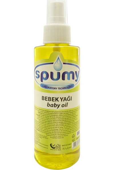 Spumy Bebek Bakım Yağı 150 ml Spumy Bebek Bakım Yağı 150 ml