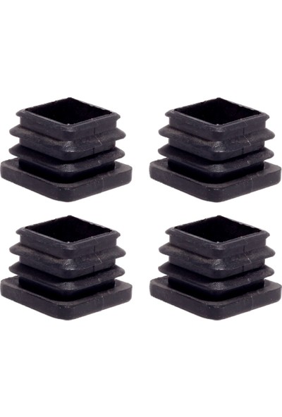 Adem Koç Plastik Kare Içe Geçme Profil Tapası (Kutu) 4'lü