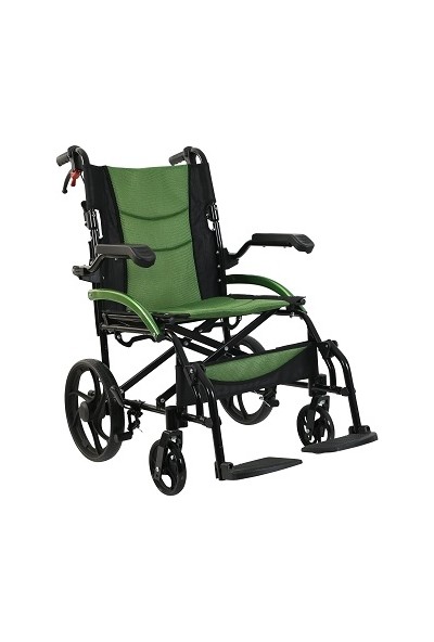 Tekerlekli Iskemle T-502 Alüminyum Refakatçi Frenli Hafif Transfer Tekerlekli Sandalye Tekerlekli Iskemle T-502 Alüminyum Refakatçi Frenli Hafif Transfer Tekerlekli Sandalye