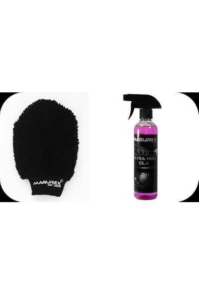 Magurex Ultra Hızlı Cila Seramik Görünümlü + Wax Cila Eldiveni Magurex Ultra Hızlı Cila Seramik Görünümlü + Wax Cila Eldiveni