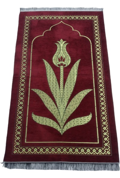 My Belizze 1 Adet Lale Desen Bordo Şönil Seccade & Namazlık My Belizze 1 Adet Lale Desen Bordo Şönil Seccade & Namazlık
