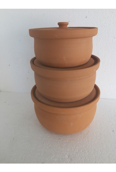 Toprak Eli Güveç Seti 3'lü
