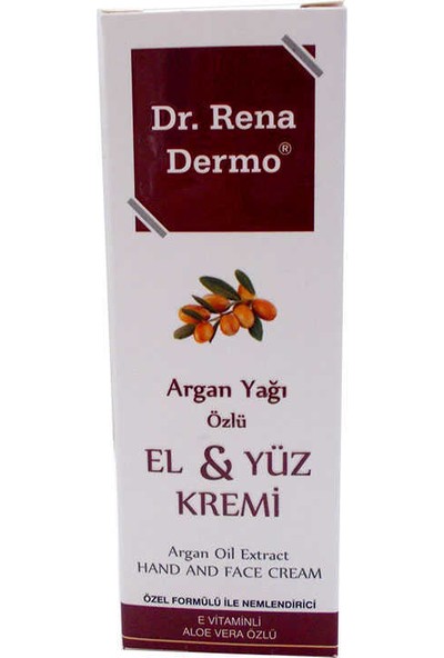Dr. Rena Dermo Argan Yağı Özlü El ve Yüz Kremi 150ML Dr. Rena Dermo Argan Yağı Özlü El ve Yüz Kremi 150ML