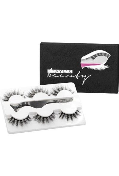 Kayl's Beauty 3'lü Kylie Ipek Takma Kirpik Kayl's Beauty 3'lü Kylie Ipek Takma Kirpik