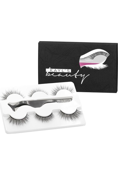 Kayl's Beauty 3'lü Doğal Mix Ipek Takma Kirpik Kayl's Beauty 3'lü Doğal Mix Ipek Takma Kirpik