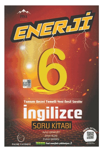 Palme 6. Sınıf Enerji İngilizce Soru Kitabı