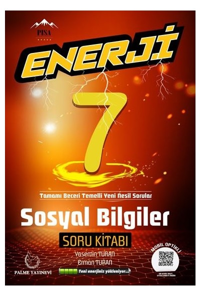 Palme 7. Sınıf Enerji Sosyal Bilgiler Soru Kitabı