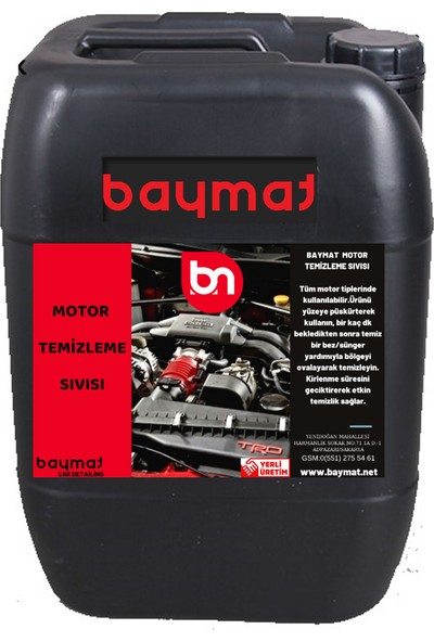 BAYMAT MOTOR TEMİZLEME SIVISI