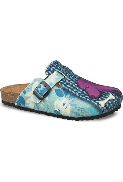 Ceyo 9910-Z30 Mavi Kadın Terlik