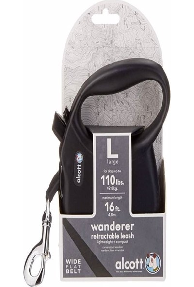 Alcott Alcotes Alcott Wanderer Otomatik Sevk Kayışı 5 M. 50 Kg. Large Siyah