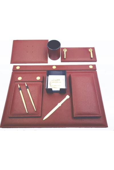 Gürpaş 455 Suni Deri Sümen Takımı 9 Parça Kalemli Bordo Gürpaş 455 Suni Deri Sümen Takımı 9 Parça Kalemli Bordo