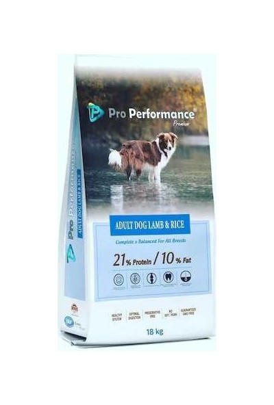Pro Performance Kuzu Etli Yetişkin Köpek Maması 18 kg