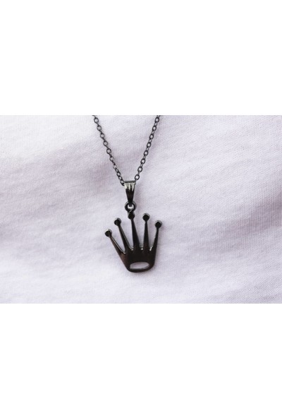 Wow Aksesuar Erkek Taç Tasarımlı Kolye