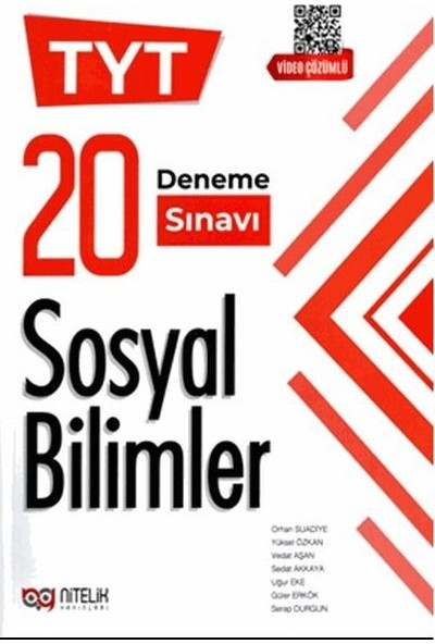 Nitelik YKS TYT Sosyal Bilimler 20 Deneme Sınavı video Çözümlü Nitelik YKS TYT Sosyal Bilimler 20 Deneme Sınavı video Çözümlü