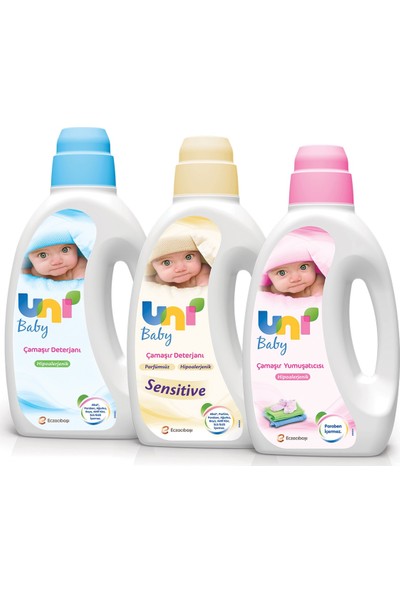 Uni Baby Çamaşır Deterjanı 3 Lü Set