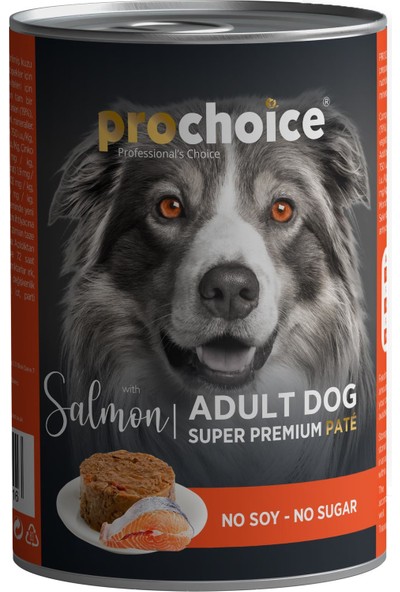 Pro Choice Prochoice Somonlu Yetişkin Köpek Konservesi 400 gr Pro Choice Prochoice Somonlu Yetişkin Köpek Konservesi 400 gr