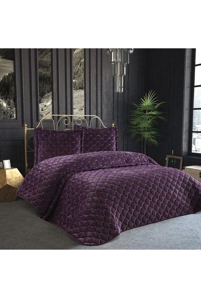 Armes Home Çift Kişilik Roma 250 x 260 cm Nakışlı Kadife Yatak Örtüsü Armes Home Çift Kişilik Roma 250 x 260 cm Nakışlı Kadife Yatak Örtüsü