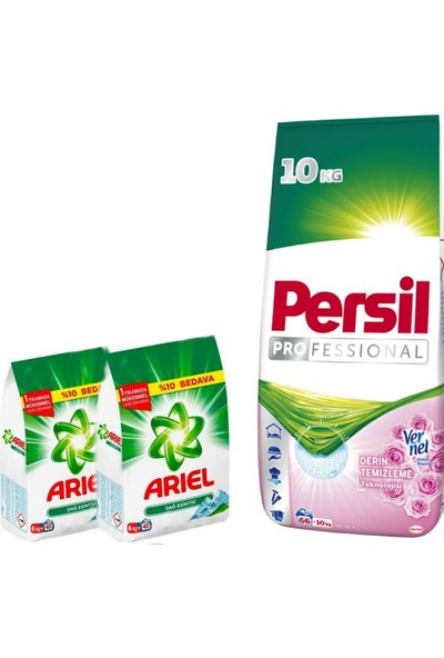 Persil Gülün BÜYÜSÜ10KG +Ariel Dağ ESINTISI6KG+6KG Persil Gülün BÜYÜSÜ10KG +Ariel Dağ ESINTISI6KG+6KG