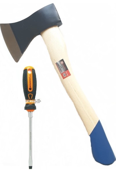 Kayasan Bhd Ağaç Saplı Balta Nacak Çekiç Balta 600 gr Somafix Panzar Duz Tornavida 6X125 mm Kayasan Bhd Ağaç Saplı Balta Nacak Çekiç Balta 600 gr Somafix Panzar Duz Tornavida 6X125 mm