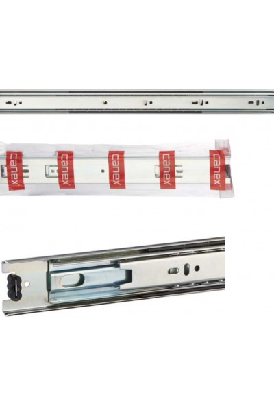 Canex Teleskopik Bilyalı Ray (Geniş 43 Mm) 43X65 cm Canex Teleskopik Bilyalı Ray (Geniş 43 Mm) 43X65 cm