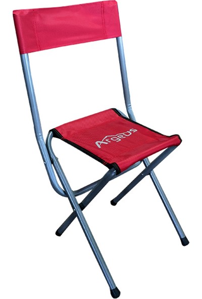 Argeus 19019 Katlanabilir Arkalıklı Tabure Kırmızı