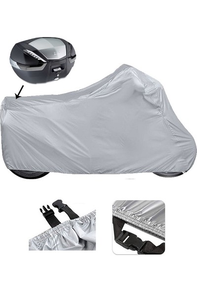 Autozel Honda Pcx Motosiklet Brandası Arka Çanta Uyumlu (Bağlantı Tokalı) Autozel Honda Pcx Motosiklet Brandası Arka Çanta Uyumlu (Bağlantı Tokalı)