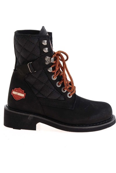 Harley Davidson New Worker Kadın Çizme Black - Nubuk