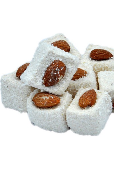 Kardeşler Şekerleme Kardeşler Basma Bademli Sultan Küp Lokum 2.5 kg