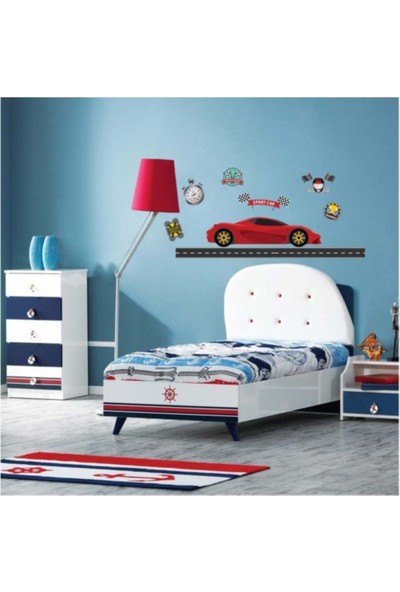 Kt Decoration Spor Araba Duvar Sticker 50X70 cm Kt Decoration Spor Araba Duvar Sticker 50X70 cm