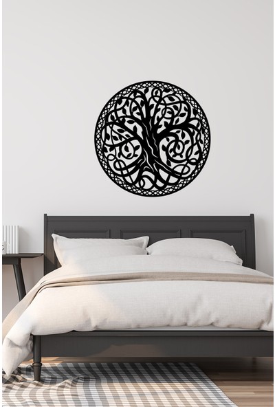 Kt Decoration Siyah Yaşam Ağaç Duvar Sticker Seti