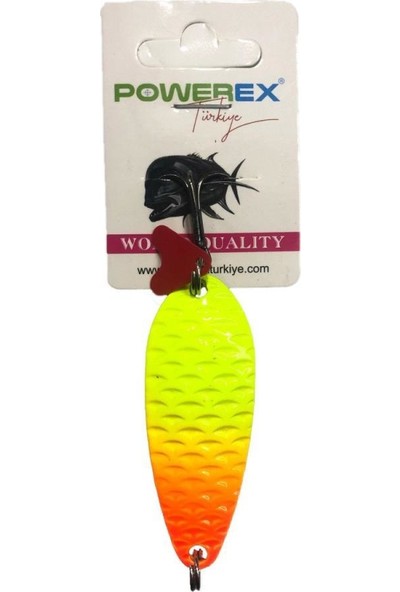 Powerex Shaky 20 gr 6.7 cm Yellow/orange Metal Kaşık MOD.123 Powerex Shaky 20 gr 6.7 cm Yellow/orange Metal Kaşık MOD.123