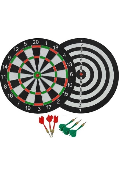 Duman Dart Board Büyük Boy Seçenekli Çift Taraflı 6 Oklu Dart Seti (17 '') Duman Dart Board Büyük Boy Seçenekli Çift Taraflı 6 Oklu Dart Seti (17 '')