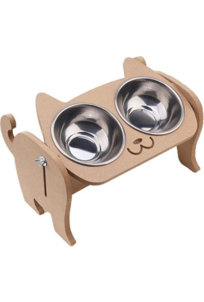 Ahşap Kedi Mamalığı 200 ml