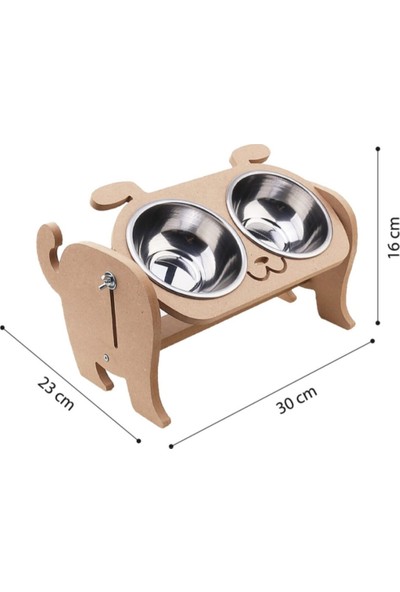 HobiDünya Ahşap Küçük Irk Köpek Mamalığı 200ML HobiDünya Ahşap Küçük Irk Köpek Mamalığı 200ML