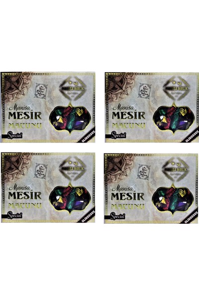 Manisa Birlik Glikozsuz Manisa Mesir Macunu 195 gr 4 Lü Set 4*195 Manisa Birlik Glikozsuz Manisa Mesir Macunu 195 gr 4 Lü Set 4*195