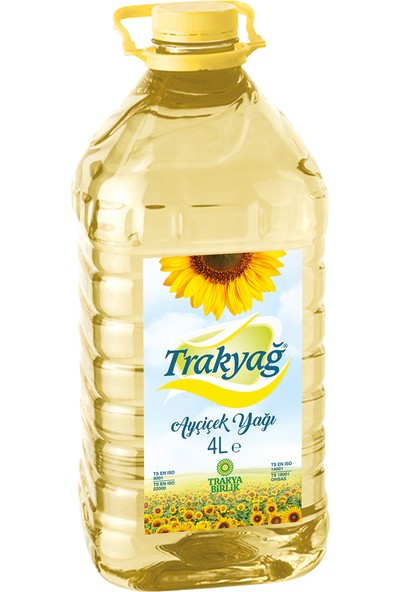 Trakyağ Rafine Ayçiçek Yağı Pet 4000 ml Trakyağ Rafine Ayçiçek Yağı Pet 4000 ml
