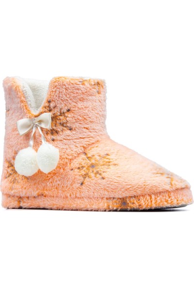 Redplay Kadın Panduf Ev Botu Ev Ayakkabısı Turuncu-38