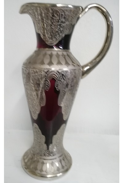 İpek Ticaret Glasland Kapaniçe Platin El Dekoru Sürahi