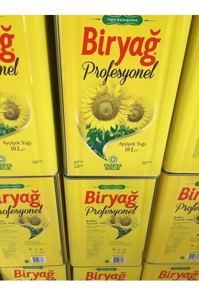 Biryağ 18 Litre Ayçiçek Yağı