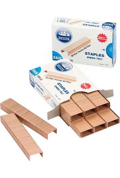 Delta Zımba Teli No:24/6 Bakır 1551