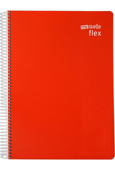 Mynote Flex Sp Pp A4 80 Yaprak Kareli Kırmızı