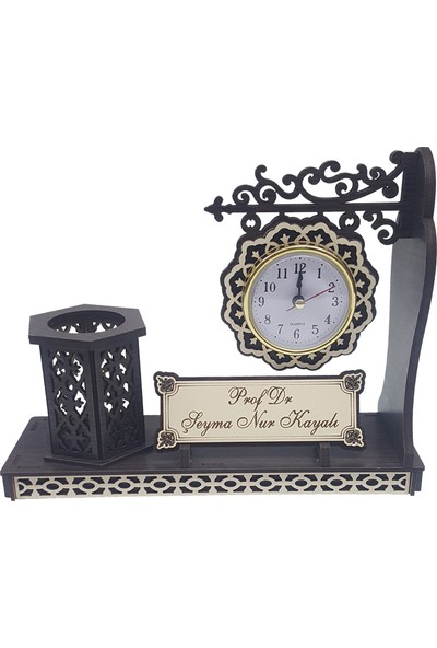Sanat Hediyelik Kişiye Özel Istasyon Saat Ahşap Masa Üstü İsimlik Seti Sanat Hediyelik Kişiye Özel Istasyon Saat Ahşap Masa Üstü İsimlik Seti