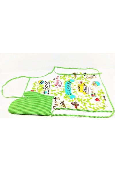 Neoclik Dekorev Pamuklu Su Geçirmez Mutfak Önlüğü ve Fırın Eldiveni Neoclik Dekorev Pamuklu Su Geçirmez Mutfak Önlüğü ve Fırın Eldiveni