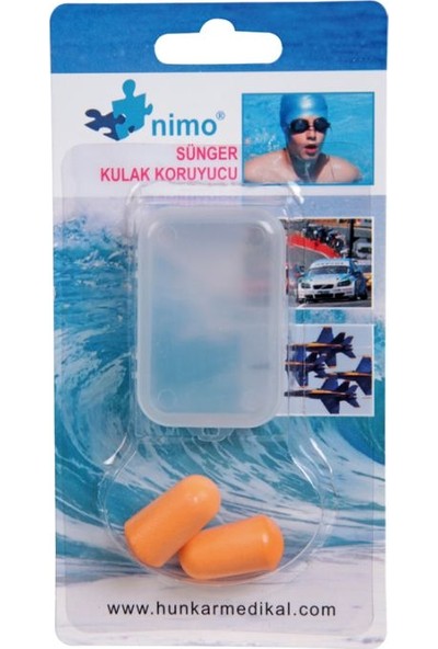 Nimo Sünger Kulak Koruyucu 2'li Nimo Sünger Kulak Koruyucu 2'li