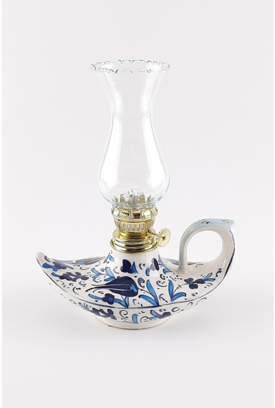 Özilter Alaaddin Çini Desenli Mavi Gaz Lambası El Yapımı Hediyelik Dekoratif Aydınlatma Özilter Alaaddin Çini Desenli Mavi Gaz Lambası El Yapımı Hediyelik Dekoratif Aydınlatma